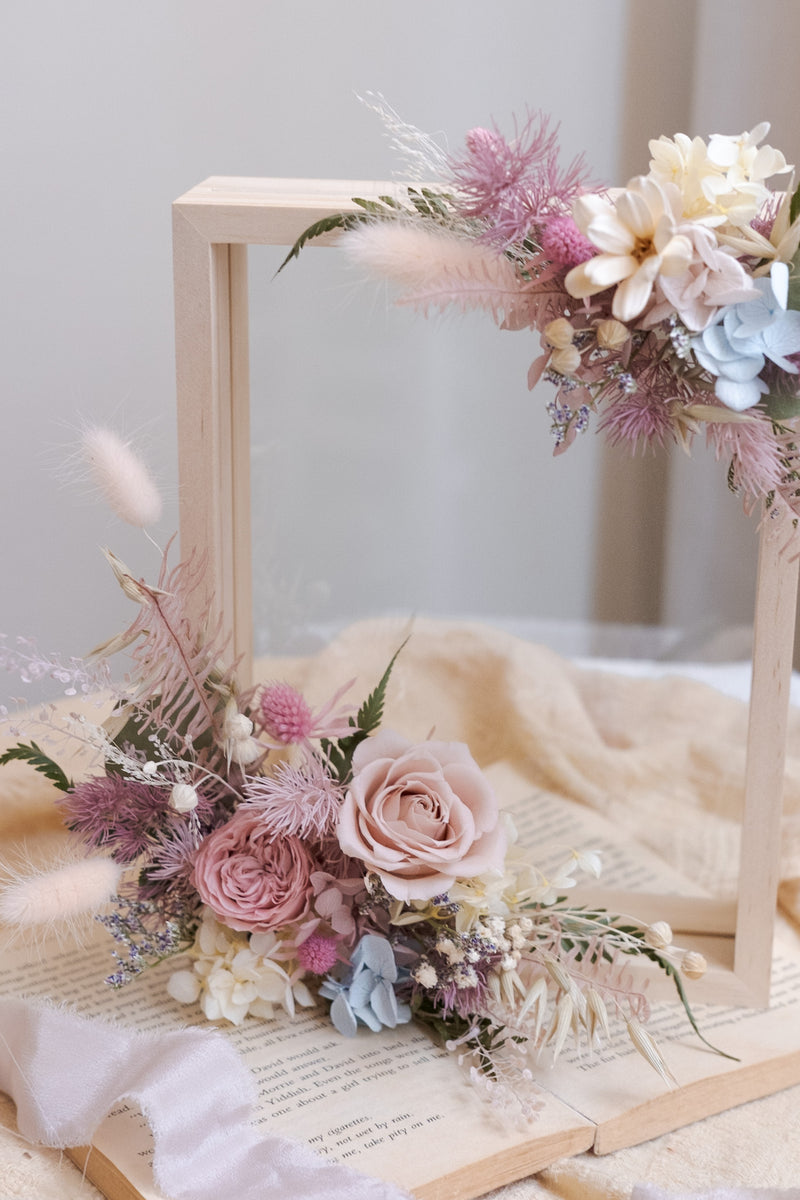 Large Floral Frame - You are inspiring – Scissors Paper Flower